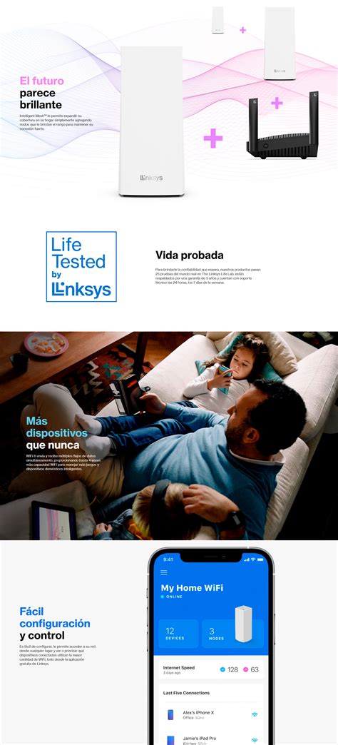 Linksys Atlas Pro 6 Sistema Wi Fi 3 Enrutadores Hasta 8100 Pies Cuadrados 26473 Centrale Cl