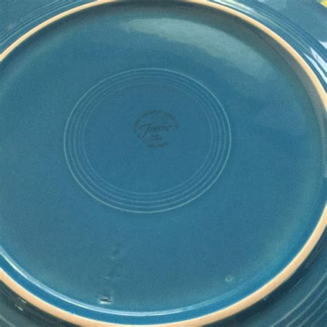 Homer Laughlin Fiesta Fiestaware Peacock Blue Hostess Tray And