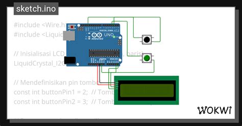 Interaktivitas Dengan Tombol Wokwi Esp32 Stm32 Arduino Simulator