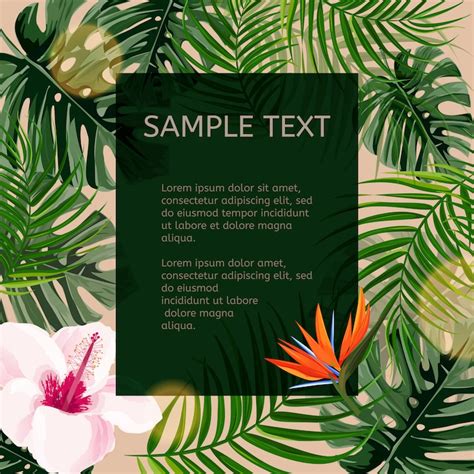 열대 나무잎 벡터 Freepik에서 무료 고품질 벡터를 다운로드하세요 Freepik