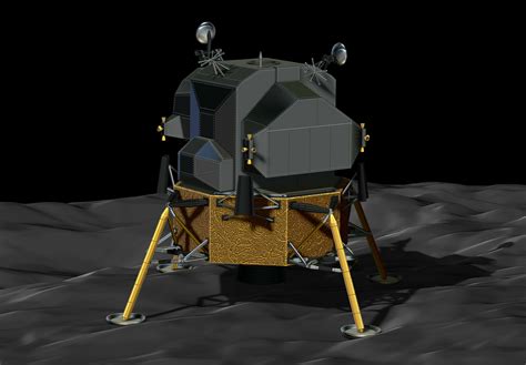 3d File Lunar Module Apollo 11 Stl Obj Files For 3d Printers 🎠 ・3d Printer Design To Download・cults