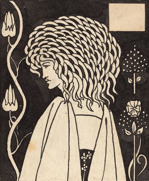 Aubrey Beardsley Headpiece For Malorys Morte Darthur Ca 1893