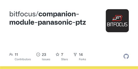 Github Bitfocus Companion Module Panasonic Ptz