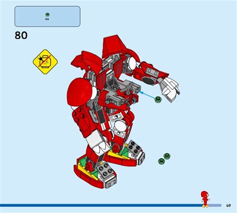 Lego Instructions For Set 76996 Knuckles Guardian Mech Sonic The Hedgehog Modern Games