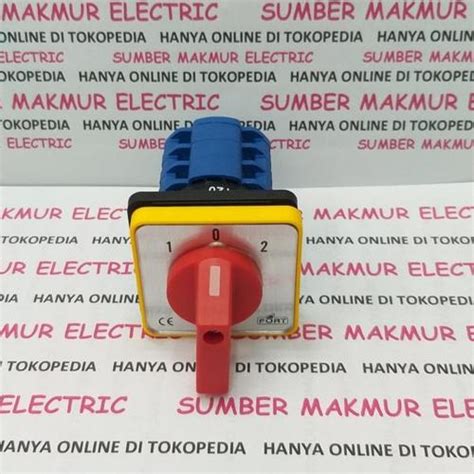 Jual Selector Switch 3 Posisi Selector 1 0 2 Selector 3 Pole 102