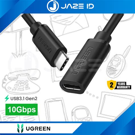 Jual Ugreen Kabel Usb Extension Type C Male Female Thunderbolt Shopee Indonesia