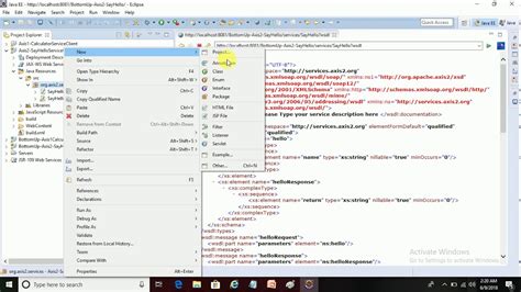 Soap Web Services Lesson 21 Creating Soap Web Service Client Using Axis 2 Implementation Youtube