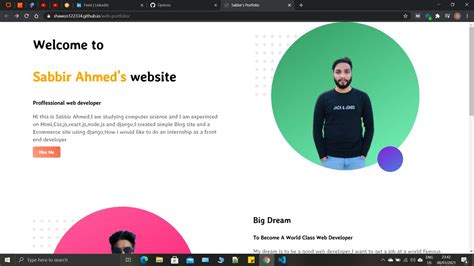Sabbir Ahmed On Linkedin Project 1 Portfolio Html And Css Project Link