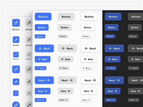 Figma Ios And Android Buttons Mobile Design System Ui Kit By Setproduct On Dribbble