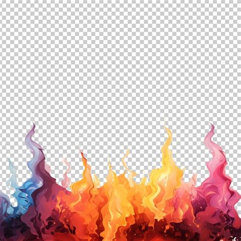 Premium Psd Flames Fire Effect Png Psd
