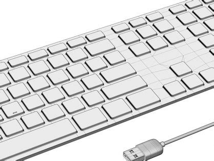 Apple Keyboard With Numeric Keypad Free D Models