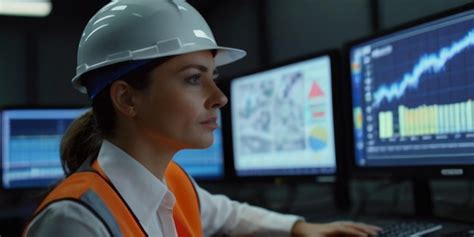 Premium Photo Female Engineer In A Control Room Women Engineer Operator Using Scada System