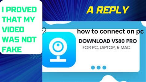 How To Connect V Cameras On Pc Or Laptop Reply To Coments YouTube