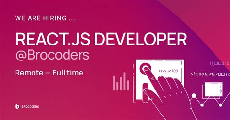 Brocoders On Demand Technical Team On Linkedin Reactjsdeveloper Reactjsjobs Reactjshiring