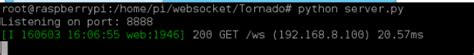 can t connect to tornado websocket from web application error 403