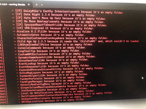 ‘empty Folder Message On Smapi R Stardewvalley