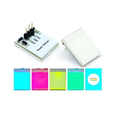 Capacitive Touch Switch HTTM Touch Button Sensor Module For RGB Colorful Display Integrated