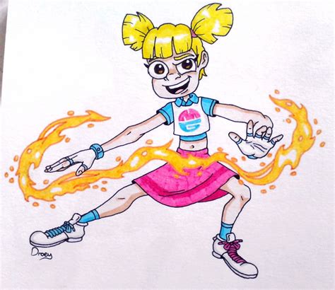 Droeys Draws Magna Girl Fan Art
