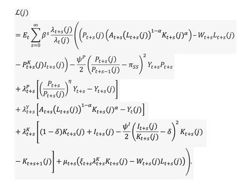 The Correct Sign In The Lagrangian Before The Households Stochastic Discount Factor General