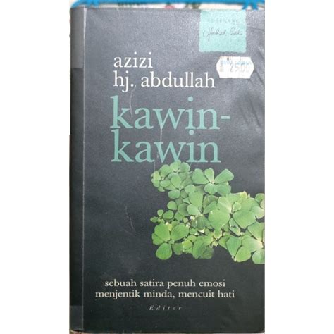 Novel Terpakai Azizi Haji Abdullah Kawin Kawin Shopee Malaysia