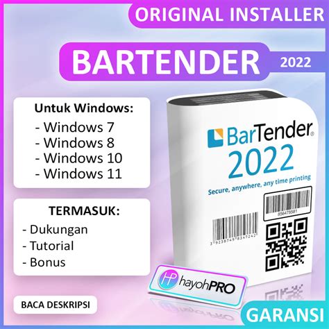 Jual Bartender Enterprise 2022 R7 Softwareprogramaplikasi Untuk