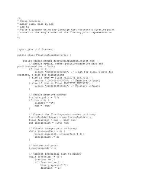 Floating Point Convert Pdf Numbers Theoretical Computer Science
