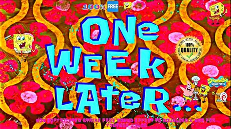 Spongbob One Week Later