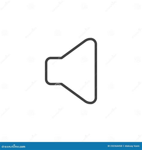 Sound Volume Line Icon Stock Vector Illustration Of Volume 232364458