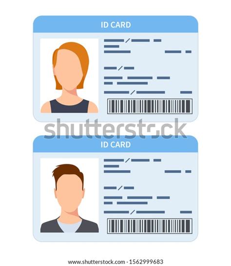 Id Card Women And Men Plastic Identification Cards Driver International License Verify