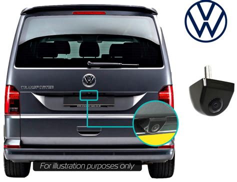 Volkswagen Transporter Retrofit Rear View Reversing Camera Kit In Display