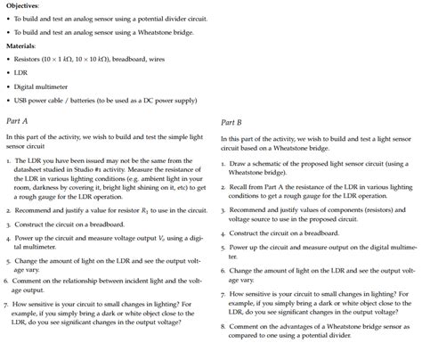 Solved Objectives • To Build And Test An Analog Sensor
