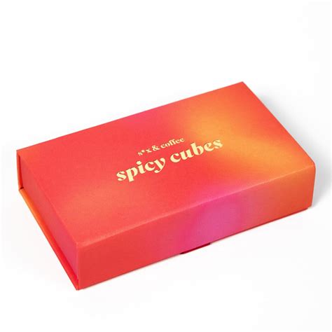 Spicy Cubes 1 Caja 8 Cubos De Azúcar Con Sabor A Canela Para Mejorar La Intimidad Y La