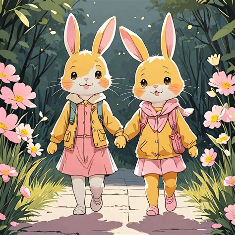 Bun And Kittys Friendship