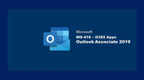 Microsoft Office Specialist Outlook O365 Apps Mo 410 Certifylearning