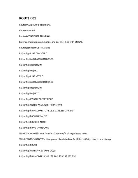 Router Ospf DOCX Computer Networking Computing