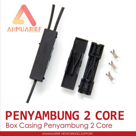 Jual Casing Penyambung Connector Kabel Fiber Optik Core Optic Ftth Shopee Indonesia