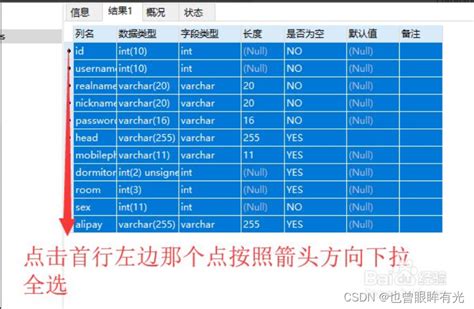 Navicat导出数据库表字段navicat导出表字段 Csdn博客