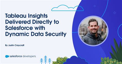 Sfdc Mindz On Linkedin Tableau Insights Delivered Directly To Salesforce With Dynamic Data…