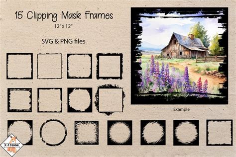 Clipping Mask Frames Svg