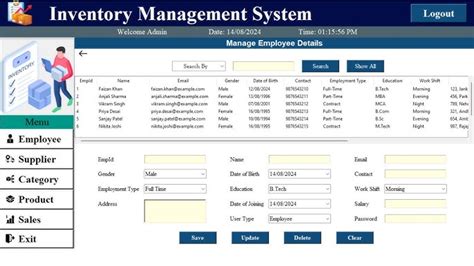 Inventory Management System Project In Python With Source Inventory