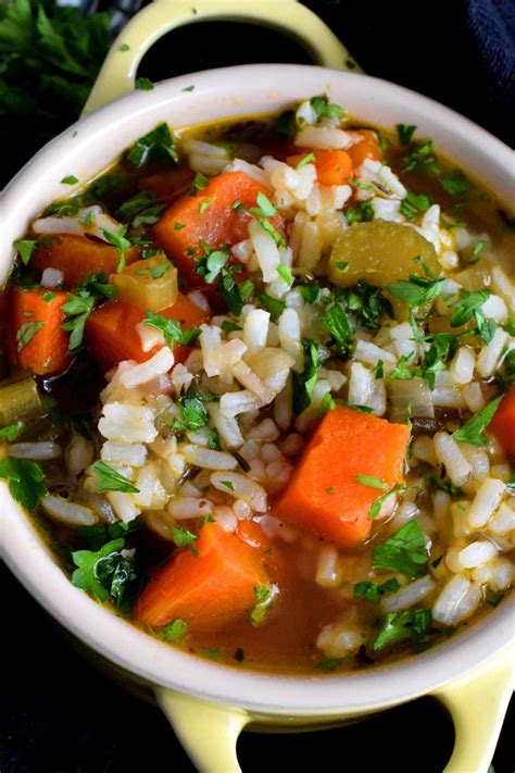 Vegetable Rice Soup Lord Byrons Kitchen