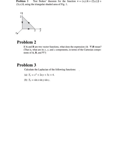 Solved Test Stokes Theorem For The Function Y Xy X Chegg