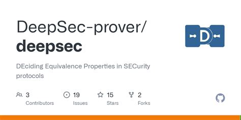 Github Deepsec Prover Deepsec Deciding Equivalence Properties In Security Protocols
