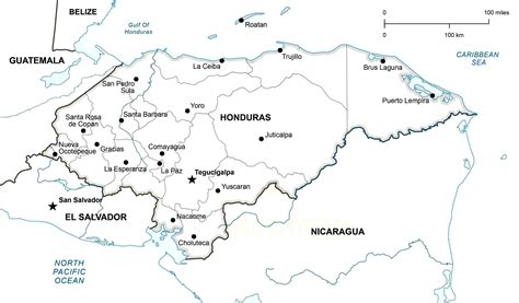 Mapa De Honduras Para Colorear Mapa De Honduras Images