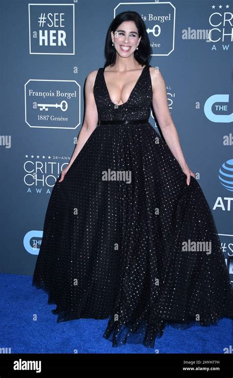 Sarah Silverman At The 24th Annual Critics Choice Awards Pressroom
