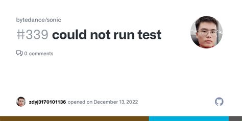 could not run test · issue 339 · bytedance sonic · github
