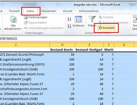 Excel Duplikate Und Dubletten Doppelte Werte Finden Und Löschen
