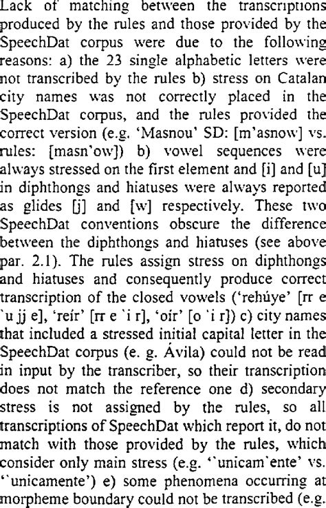 Transcription Errors Download Table