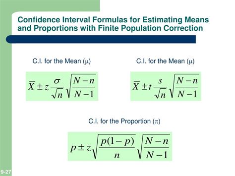 Ppt Estimation And Confidence Intervals Powerpoint Presentation Free Download Id 1311968
