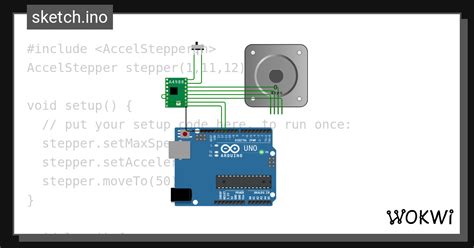 Steppermotor Wokwi Esp32 Stm32 Arduino Simulator